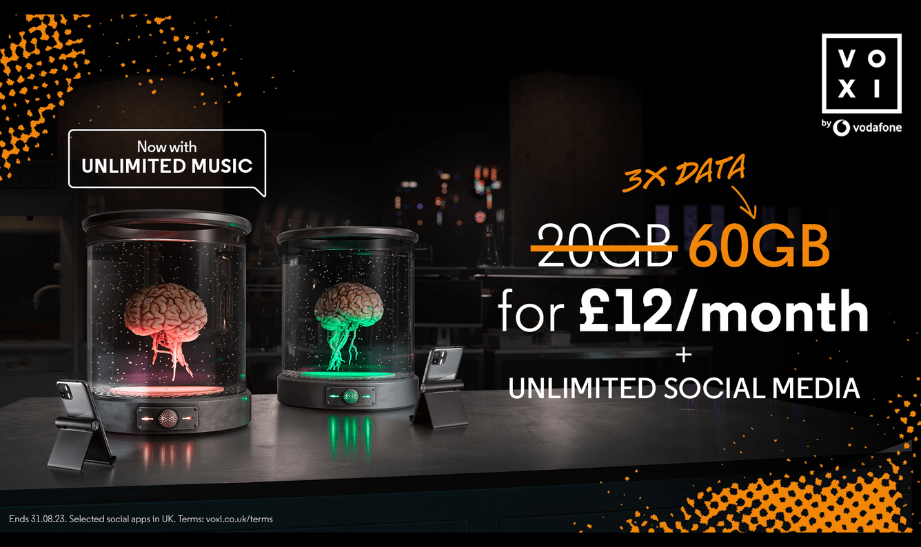 VOXI 20GB For £12 + 1st Month Free - UNiDAYS student discount August 2023