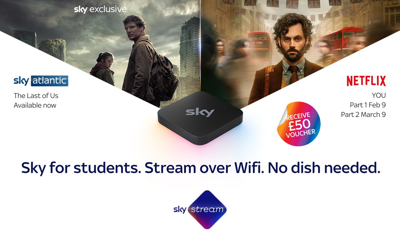 Sky £21 Stream for 18 months + £50 Voucher - UNiDAYS student discount ...